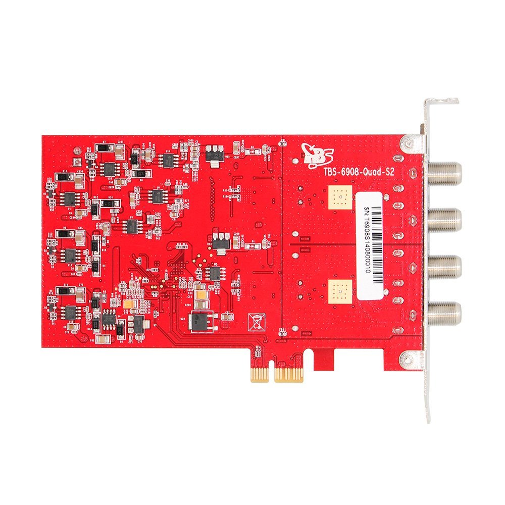 TBS6908 Professional DVB-S2 Quad Tuner PCIe Card – PCI Express